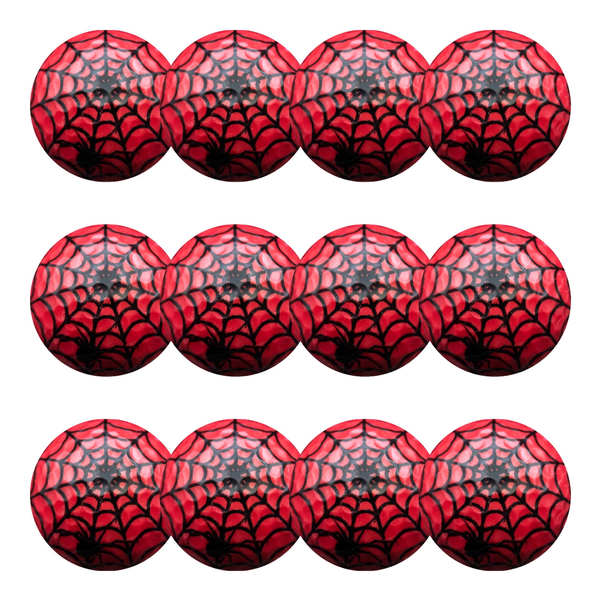 New Novelty Red Spider Web Golf Balls – The Golf Guys Online