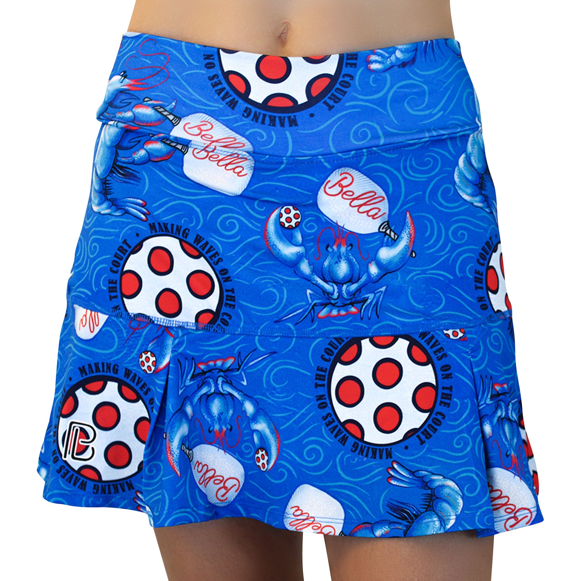 PB Drop Pleat Skort Lobster Monster – The Golf Guys Online