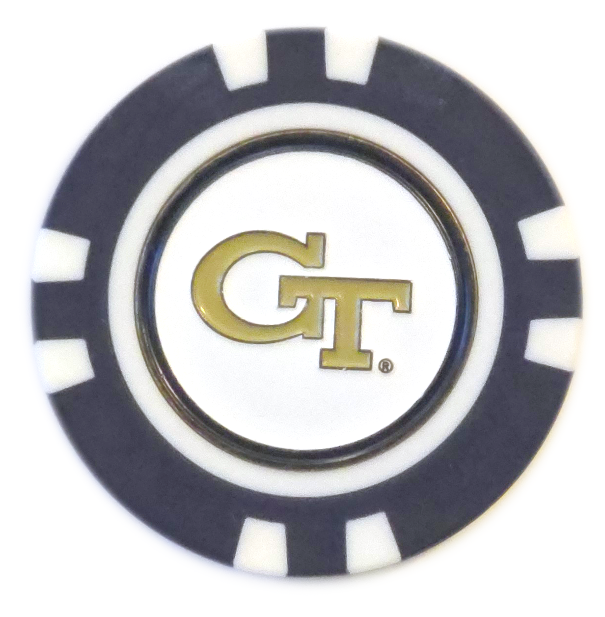 Officially Licensed Georgia Tech Yellow Jackets Poker Chip Ball Marker ...