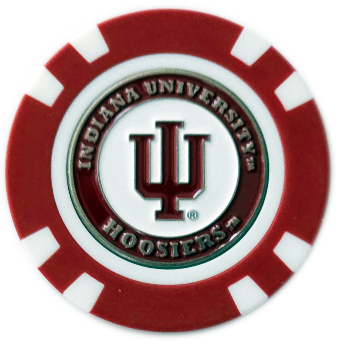 Officially Licensed Indiana Hoosiers Poker Chip Ball Marker – The Golf ...