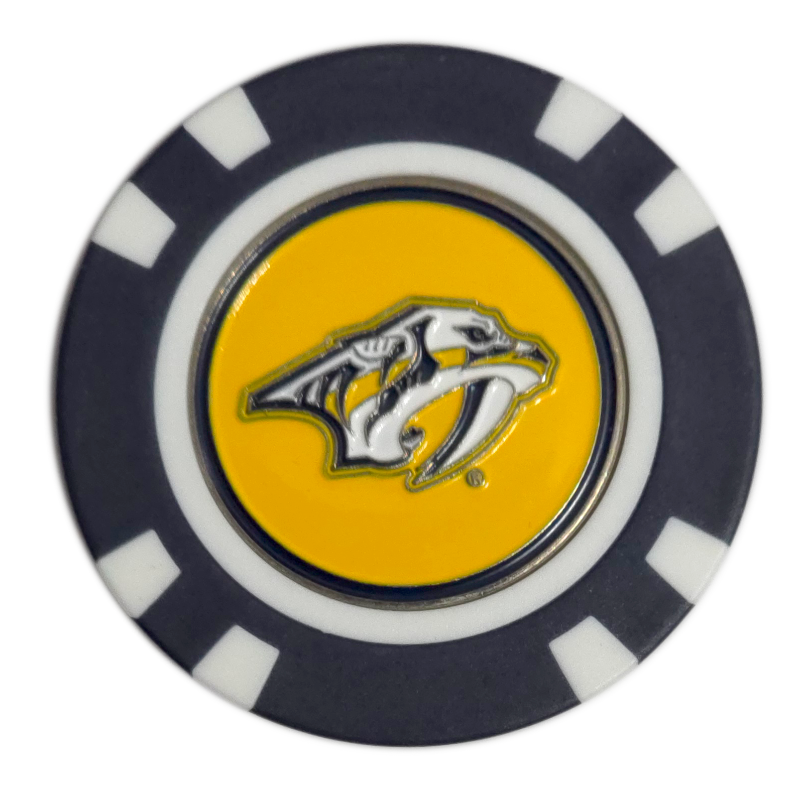 Officially Licensed Nashville Predators Poker Chip Golf Ball Marker ...