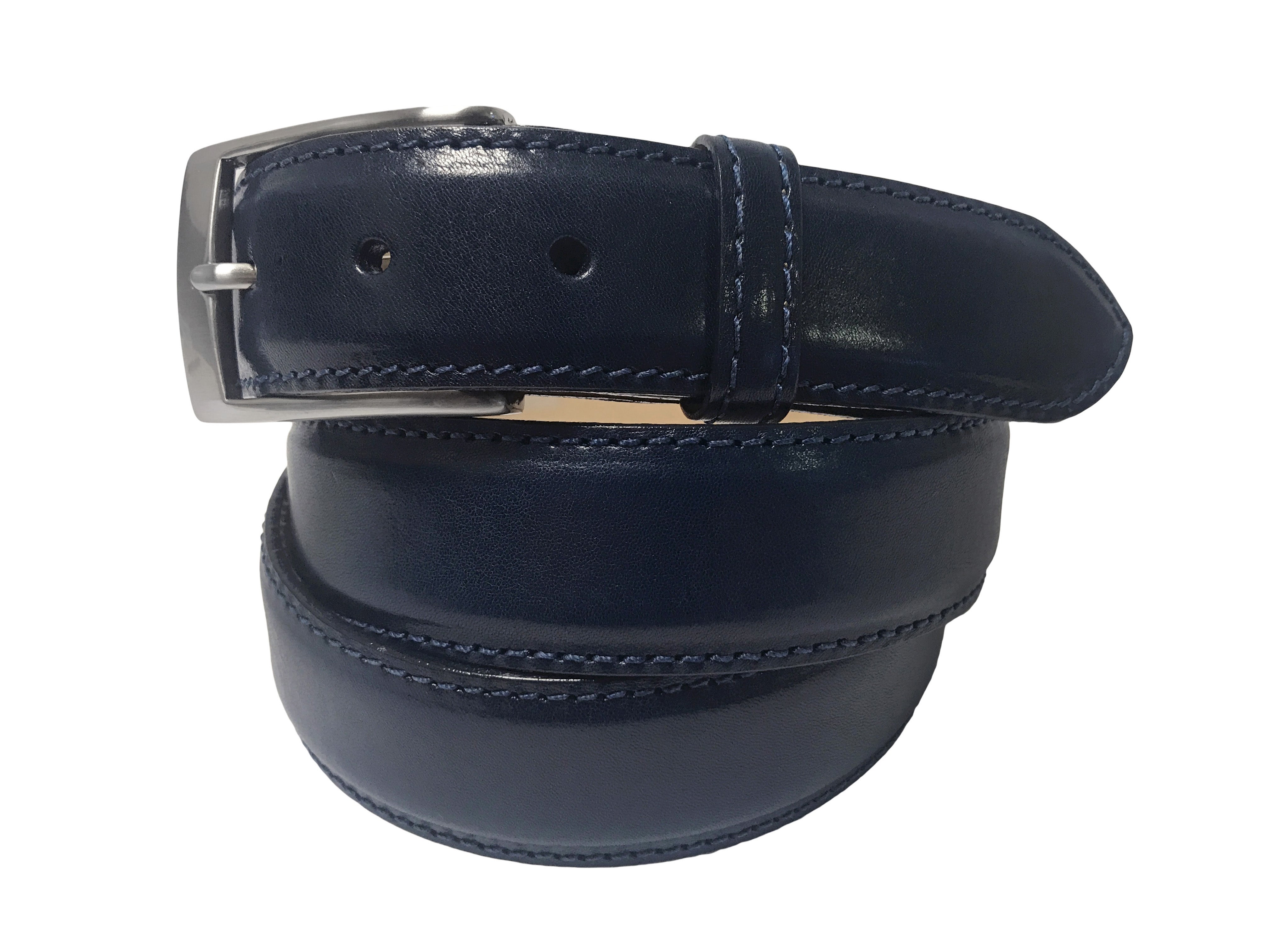 Calf Skin Solid Belt Navy – The Golf Guys Online