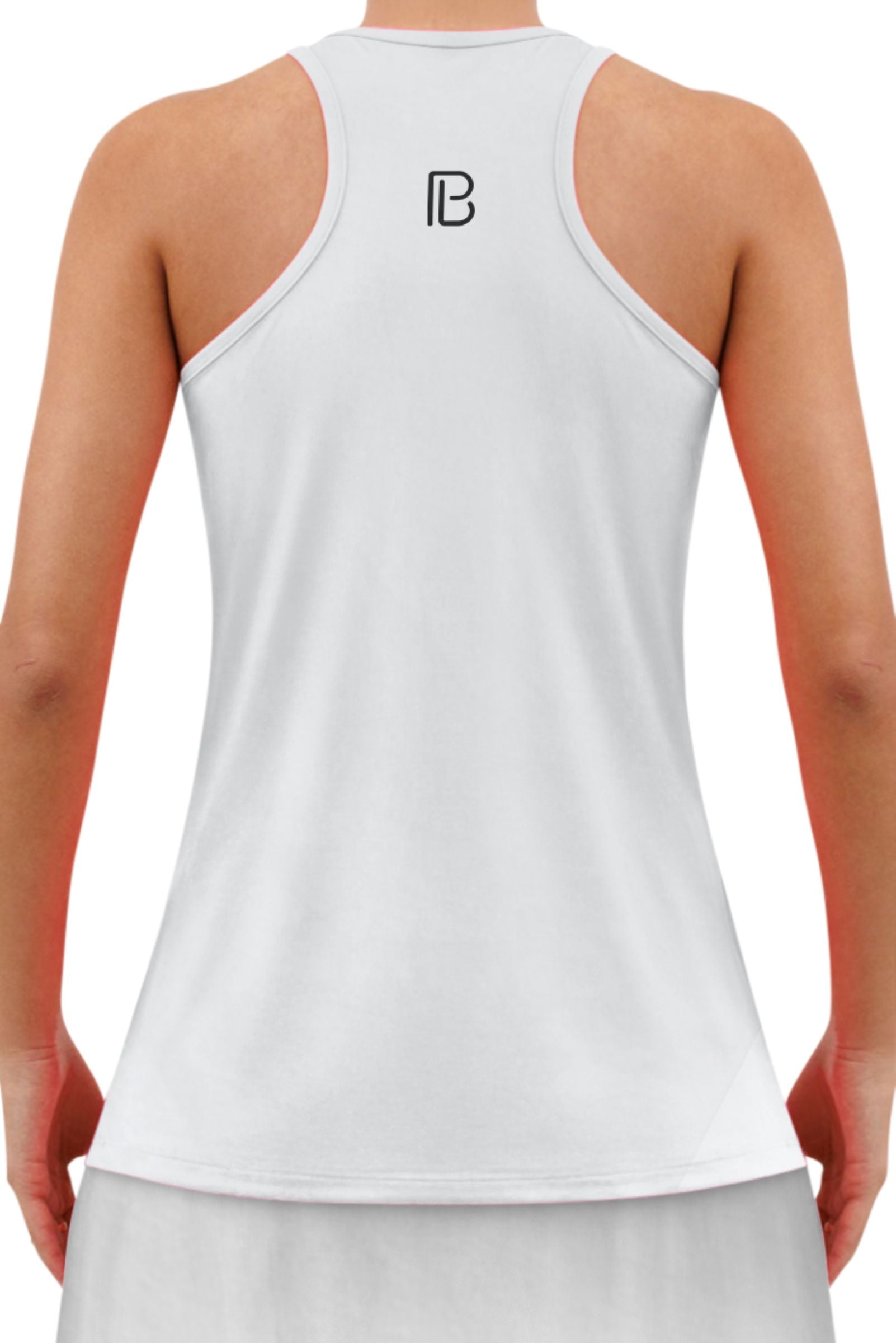 PB Racerback Tank White – The Golf Guys Online